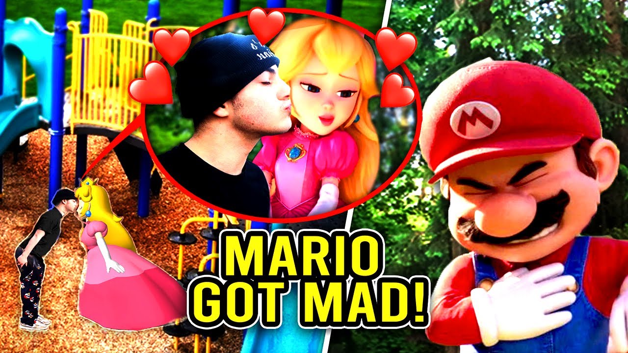 GOING ON A DATE WITH PRINCESS PEACH IN REAL LIFE!! (I KISSED HER) - YouTube