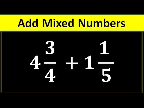 How to Add Mixed Numbers Fast | Adding Mixed Fractions Simplified ...