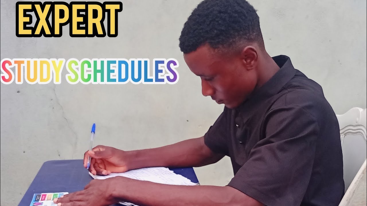 How To Master Your Study Schedules — Making A Realistic Study Schedules ...