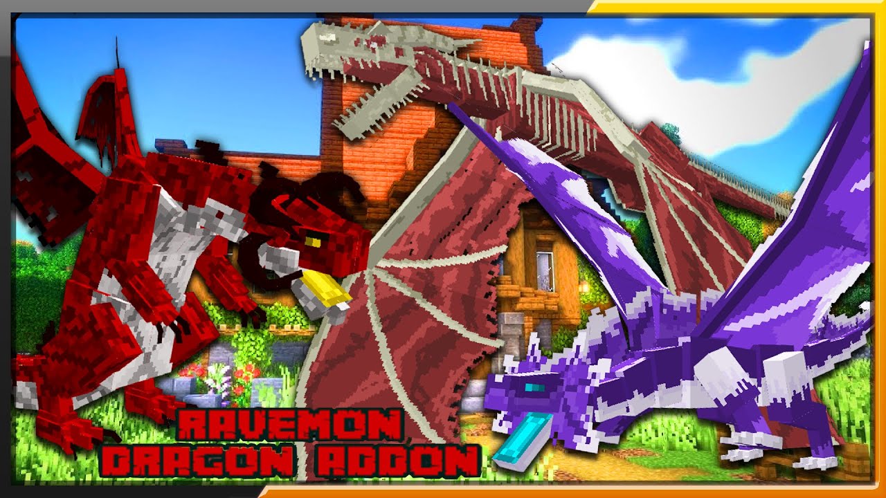 RAVEMON'S MOB V3 BETA! - OS NOVOS DRAGÕES DO MINECRAFT!!! - SHOWCASE ...