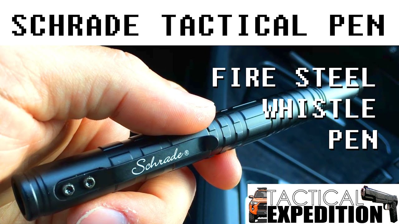 【R3】EDC Tactical Survival Pen ‣ Schrade Multi Function Pen [HD] - YouTube