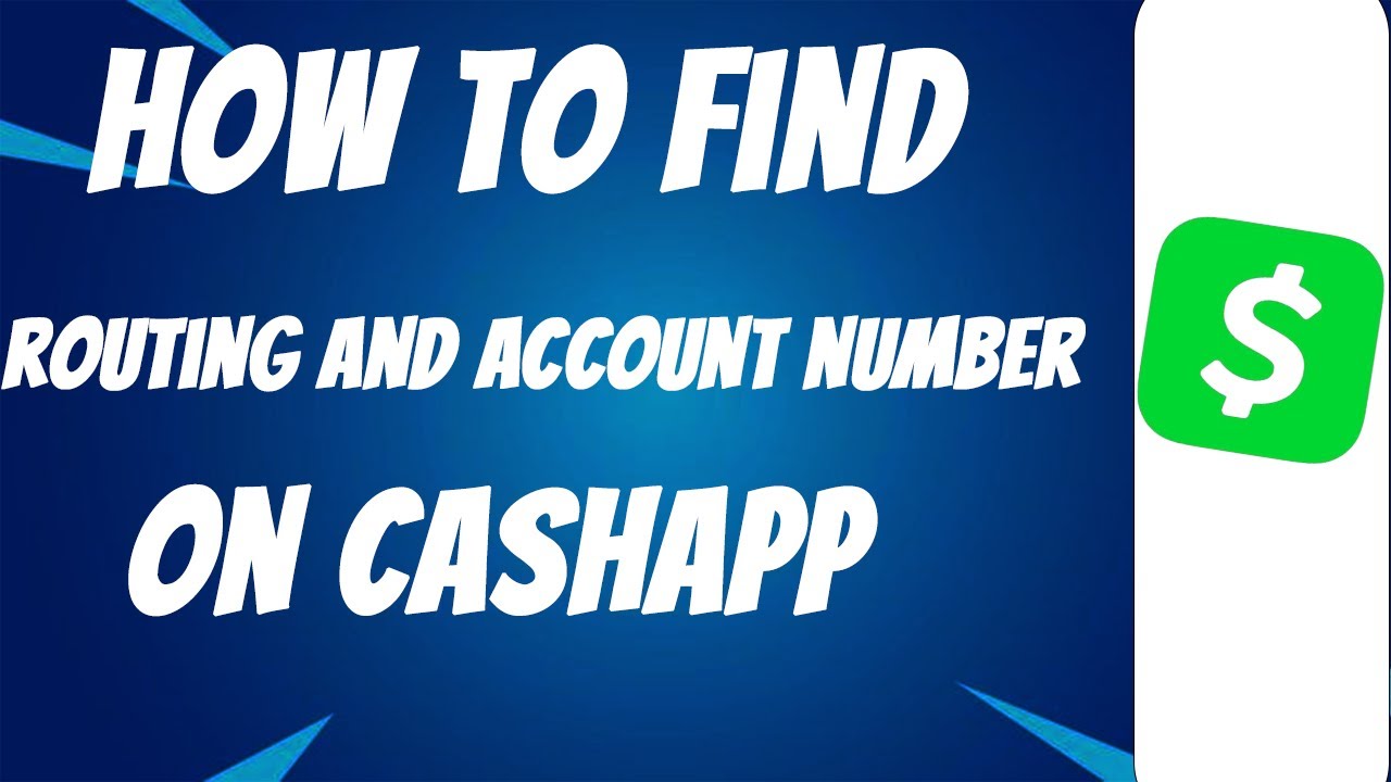 How to find routing and account number on Cash App - YouTube