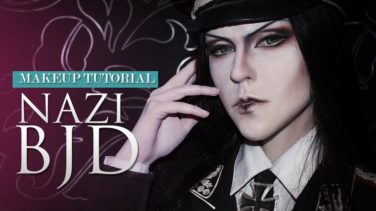 Makeup tutorial - [Nazi BJD] - YouTube