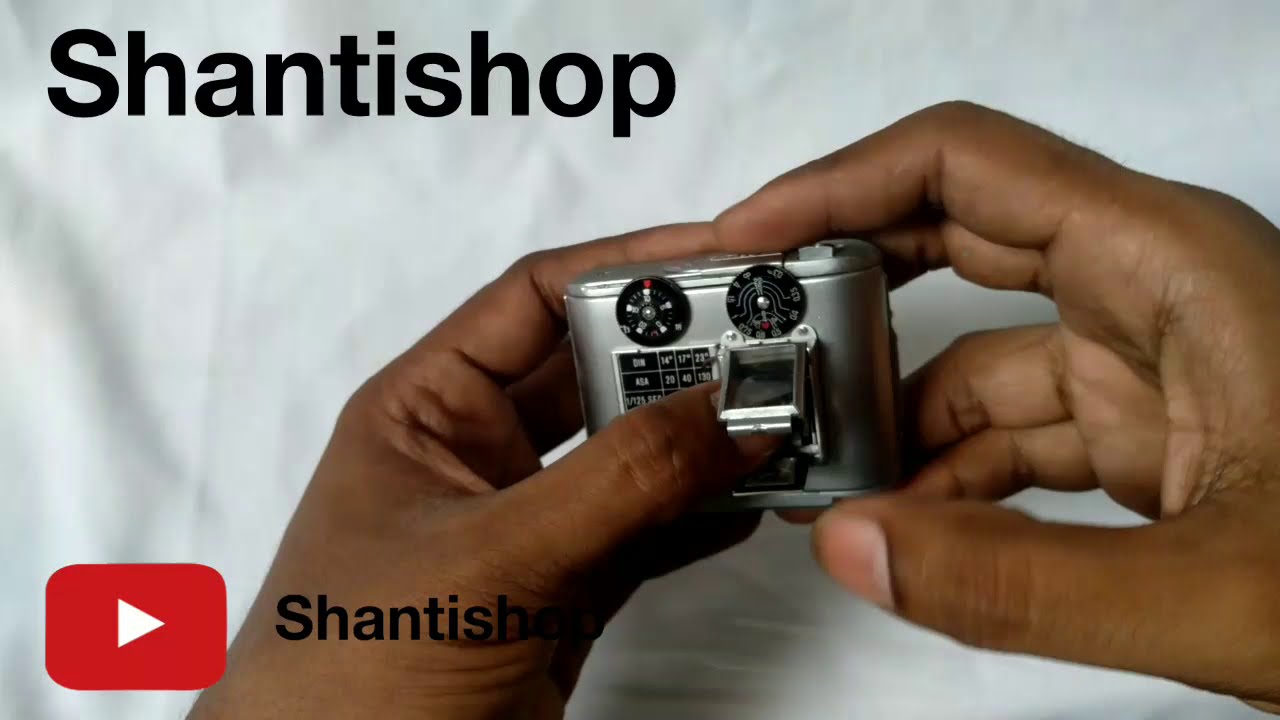 Tessina Automatic subminiature 35mm camera 1957(Shantishop) - YouTube