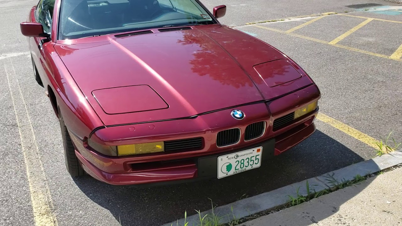 1993 (?) BMW 850ci - Pillarless Hardtop Coupe - YouTube