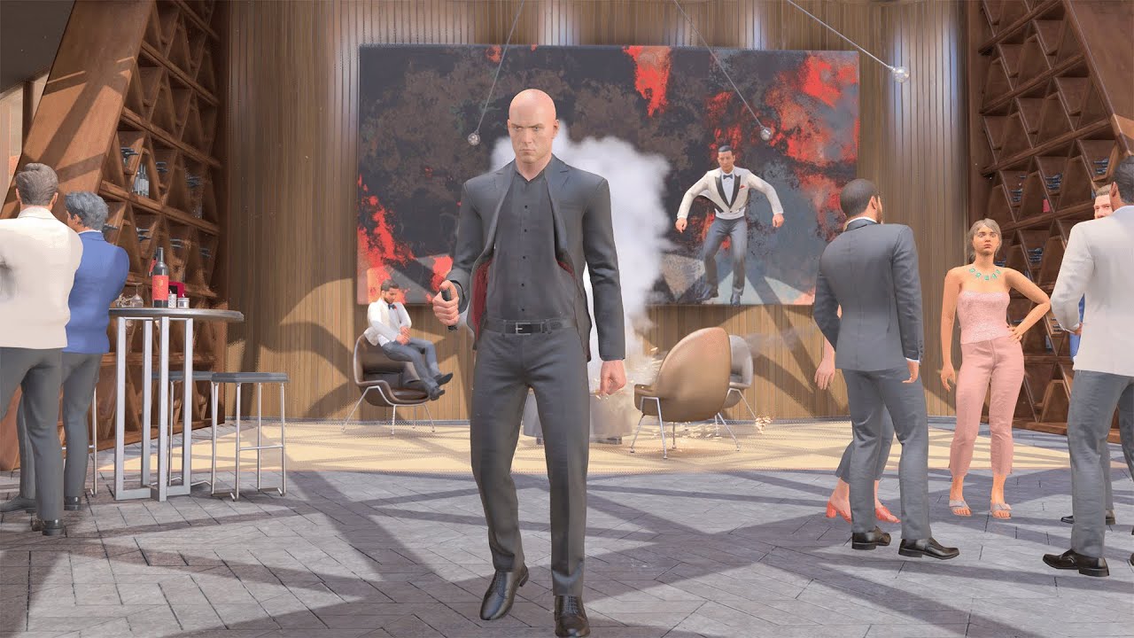 Hitman WoA | Spicin up a random wine party (prank gone too far? 😳 ...