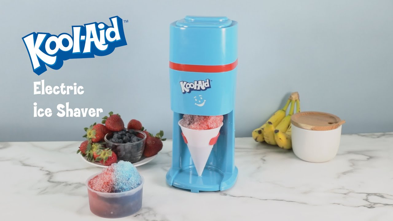 KASHVICEWM2BLR & KASHVICEWM2RDB | Kool-Aid™ Electric Ice Shaver - YouTube