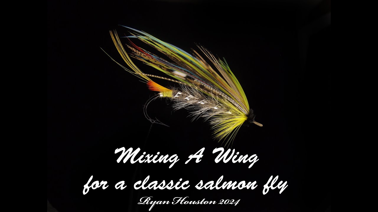 MAKING A MIXED WING FOR A CLASSIC SALMON FLY WITH RYAN HOUSTON - YouTube