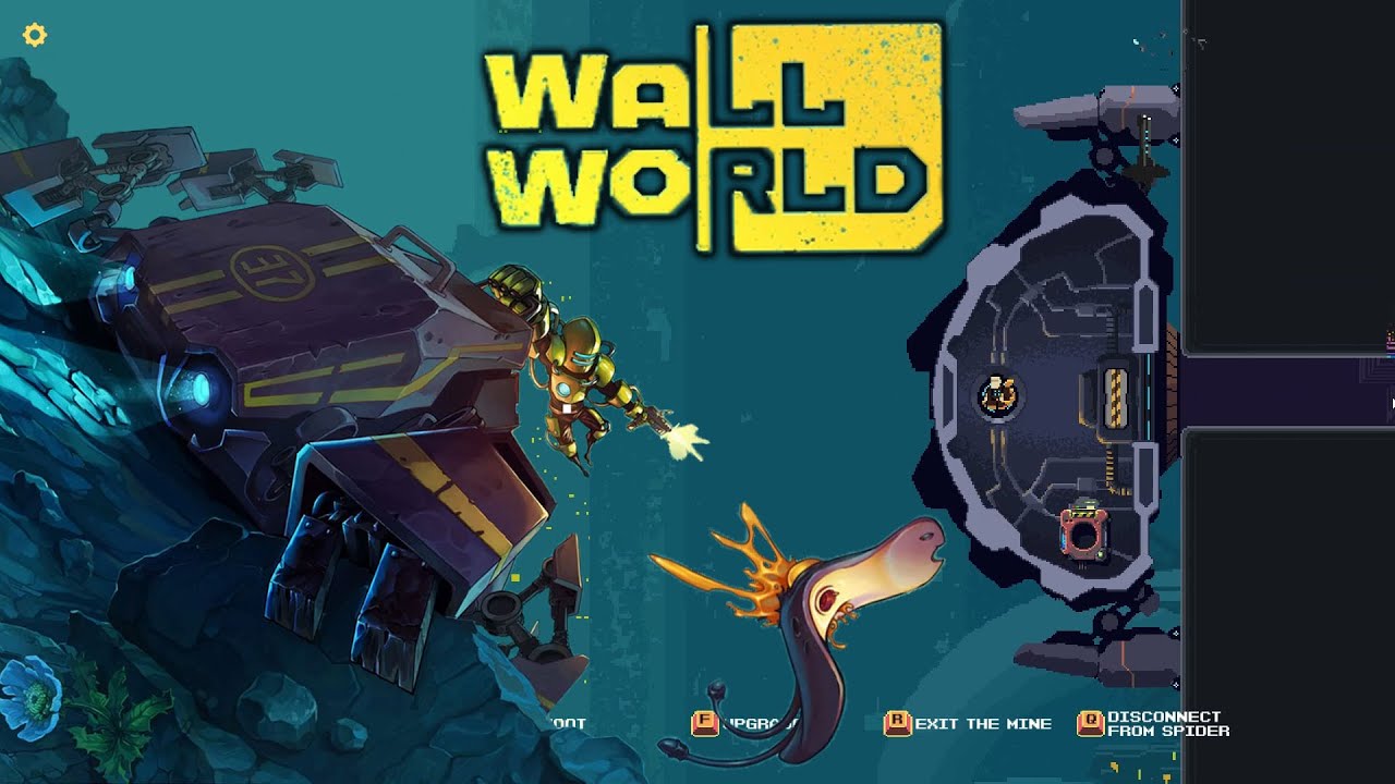 Wall World - Spider Mining Company (Dome Keeper-Like Roguelite) - YouTube