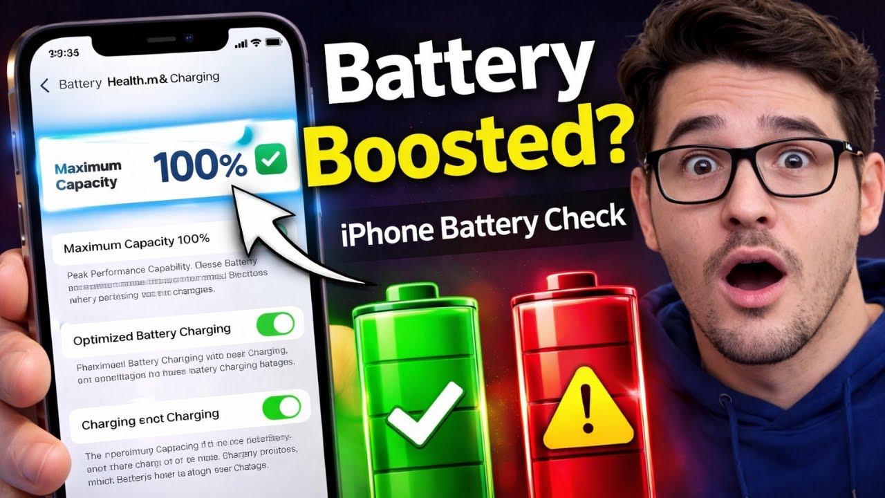 How to Check If iPhone Battery Is Boosted Or Not 2026 (Quick Fix ...