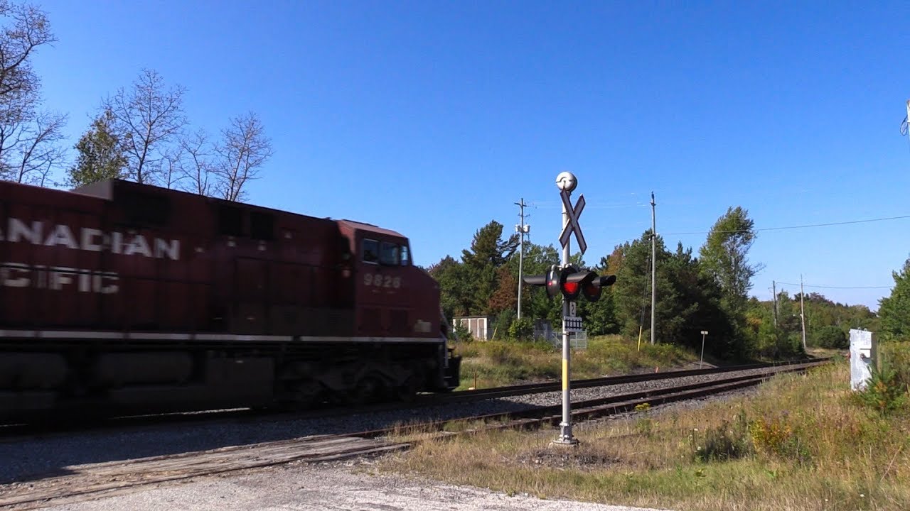 CP 9826 at Nobel (20SEP2017) - YouTube