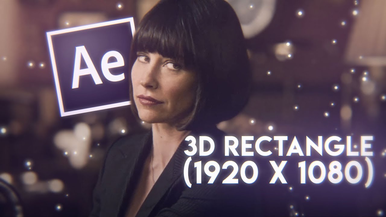 3D rectangle (1920 x 1080) | after effects tutorial - YouTube