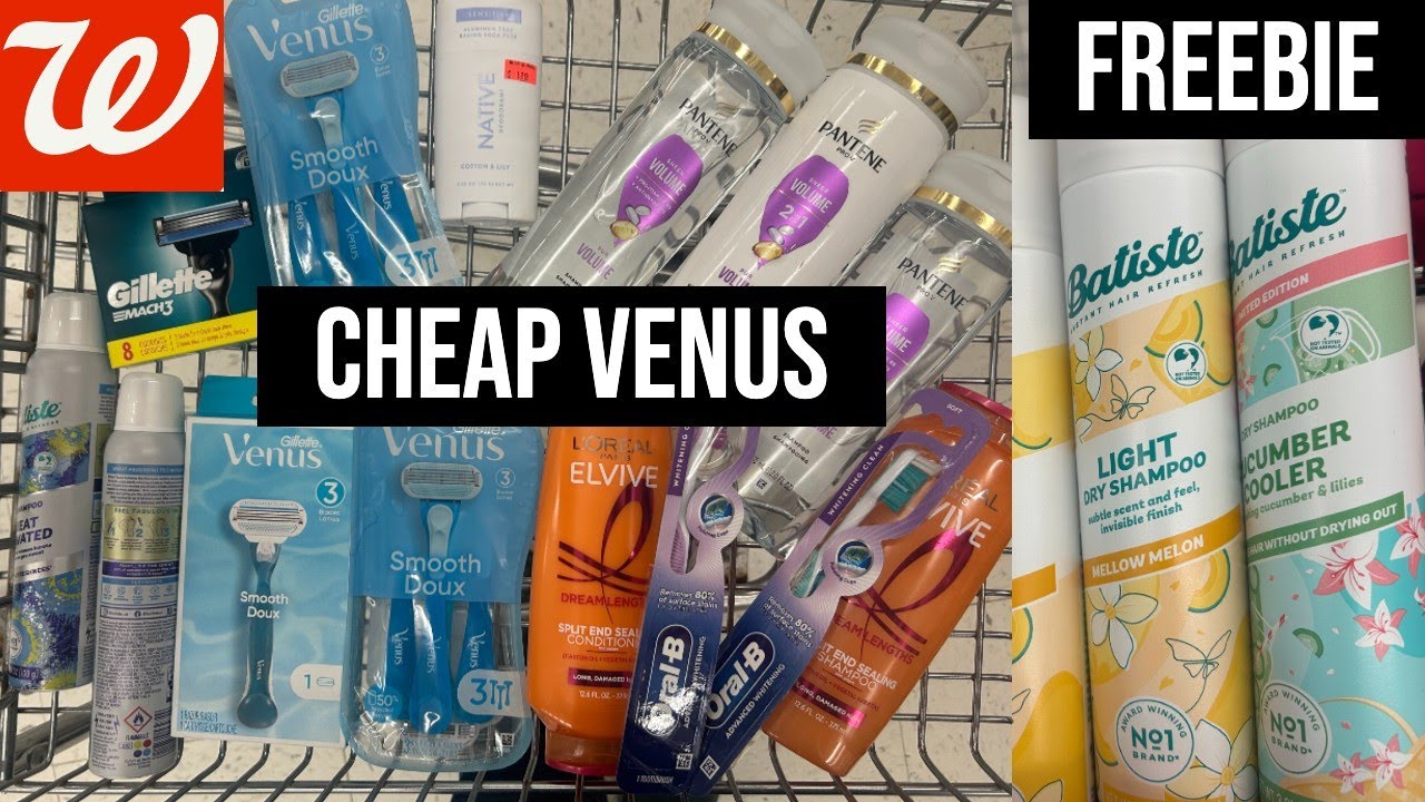 Walgreens FREE BATISTE DRY SHAMPOO + $1.49 VENUS!! LET'S GOOOO! - YouTube