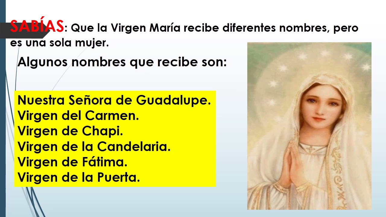 SEMANA 7 LA VIRGEN MARÍA DICE SÍ A DIOS - YouTube