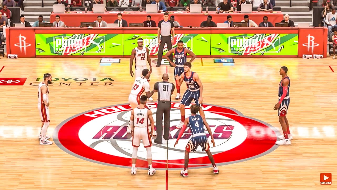 Miami Heat vs Houston Rockets 12/15/2022 NBA 2K23 Gameplay - YouTube