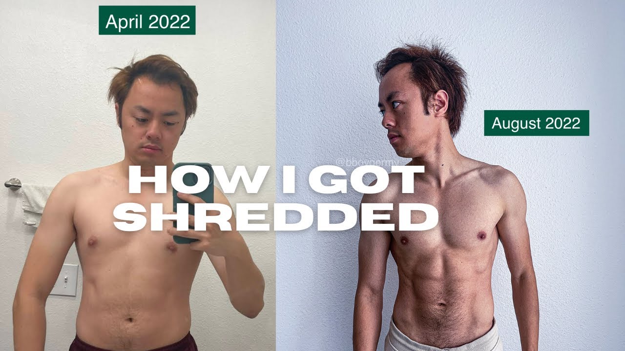 How I Got Shredded in 4 Months (20% to 9% Body Fat) - Full Breakdown ...