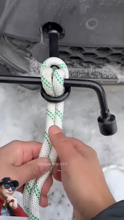 Watch it when you travel#rope#knots #knot#craft#diy#skills#climing#lifeskills#howto#tip#idea# ...
