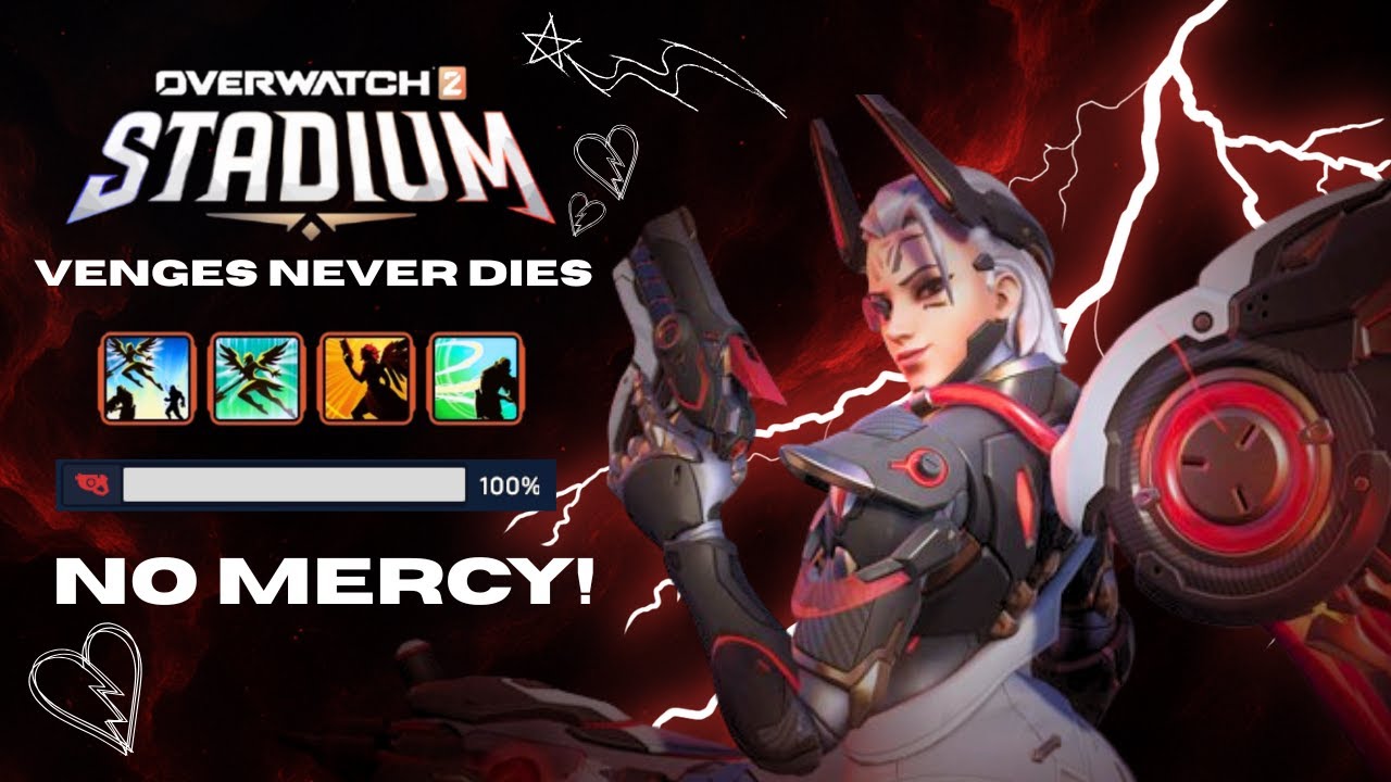 Overwatch 2 Stadium / No Mercy! 😈 (MAX Power Build/Battle Mercy!) - YouTube