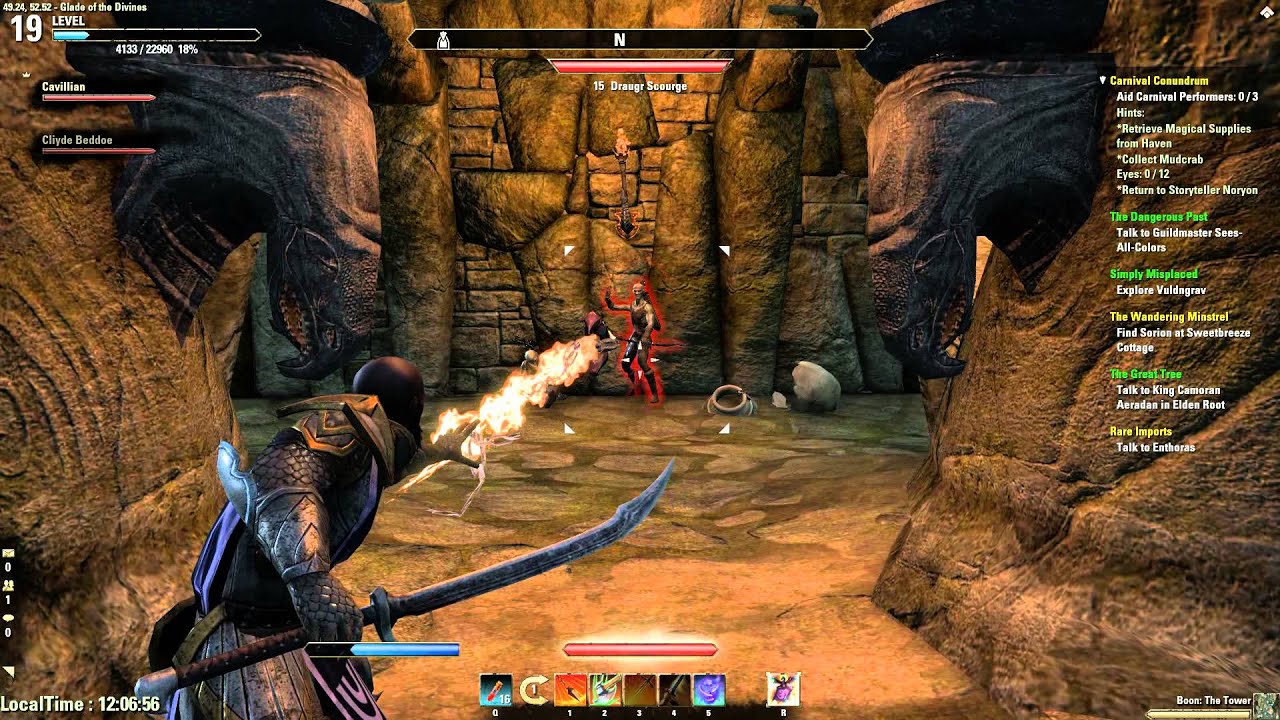 Elder Scrolls Online Cavillian on an epic quest for a fork..... - YouTube