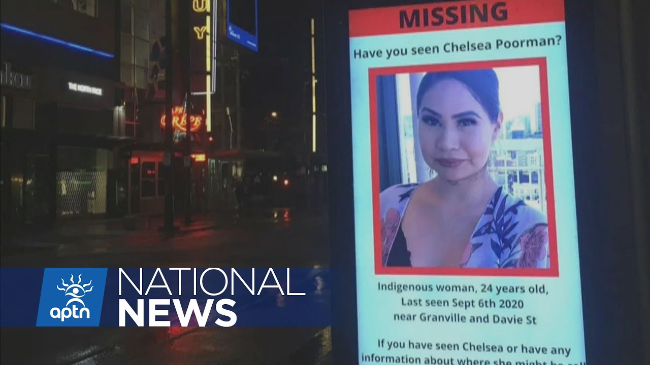 Candlelight vigil held for missing woman Chelsea Poorman | APTN News ...