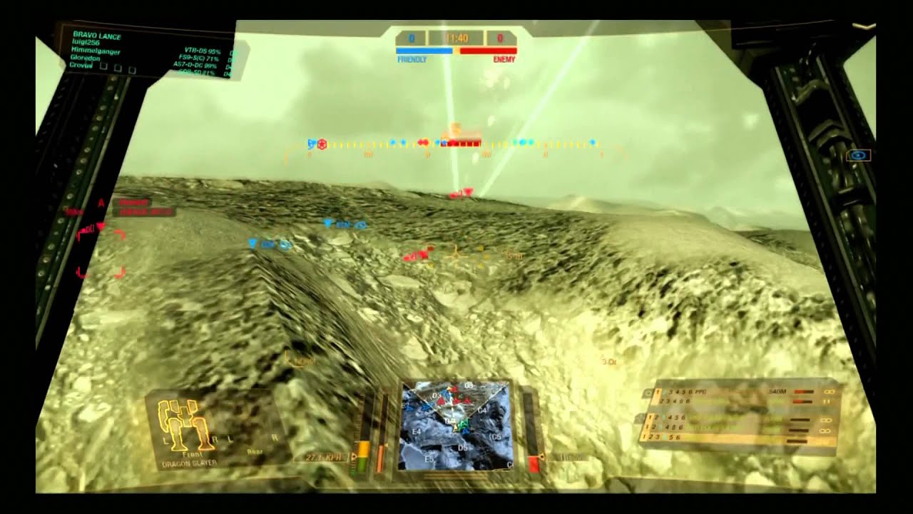 Mechwarrior Online MWO Victor Dragon Slayer stock build - YouTube