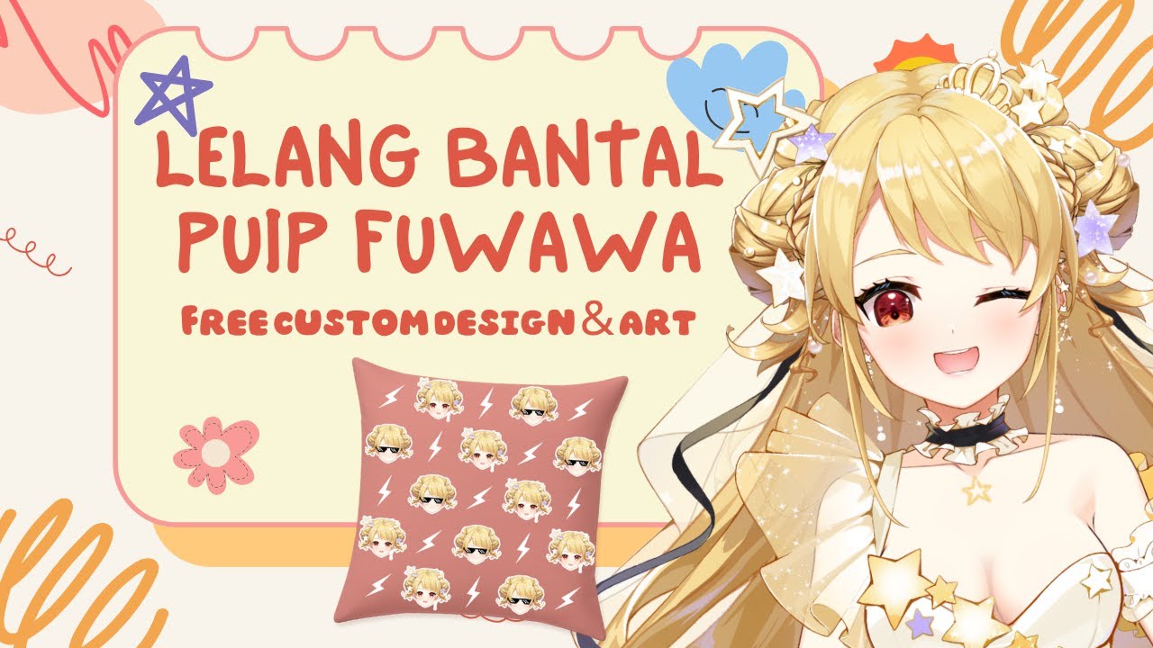 【LELANG BANTAL】Siapa Mau Bantal Custom Puip Fuwa Fuwa #45【Vtuber Indonesia】#AGGC - YouTube