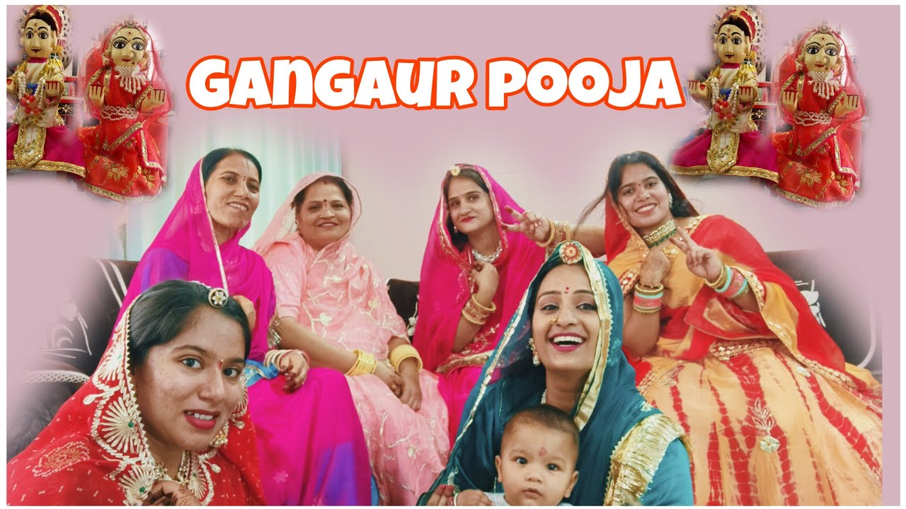 Gangaur pooja || Celebrate Rajesthani festival with family ...