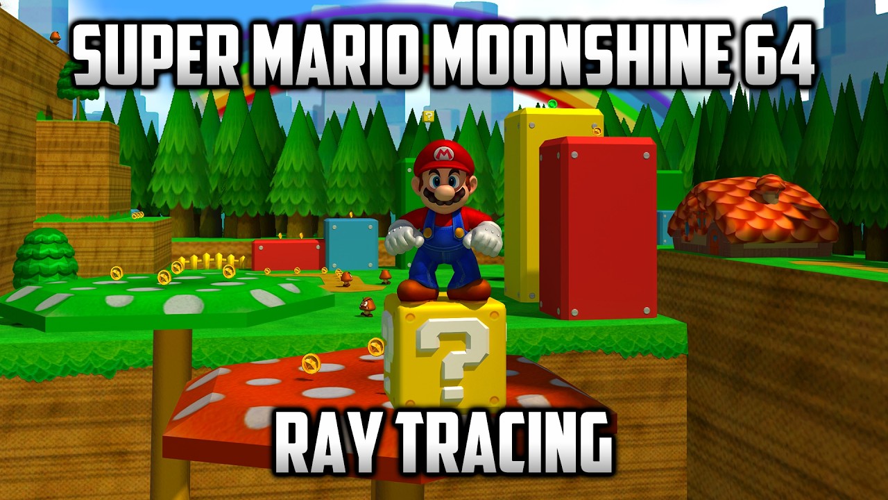 ⭐ Super Mario 64 PC Port - Super Mario Moonshine 64 + Ray Tracing Part ...
