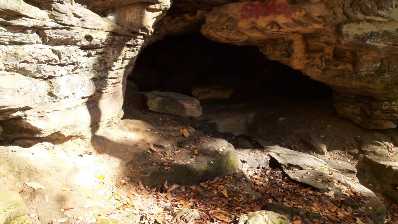 Wildcat Cave - Whipps Ledges, Ohio - YouTube