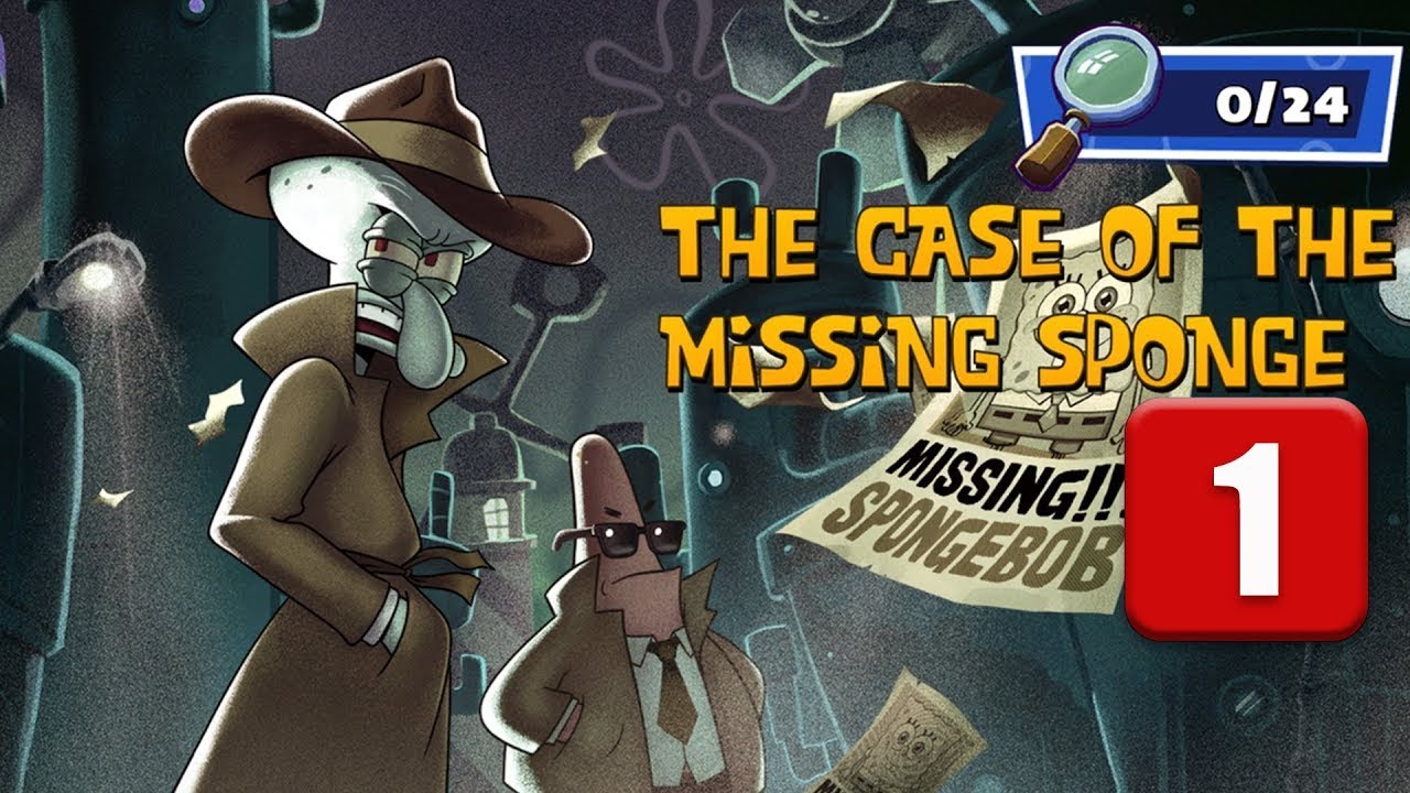 THE CASE OF THE MISSING SPONGE, Sponge Bob Game #23 - YouTube