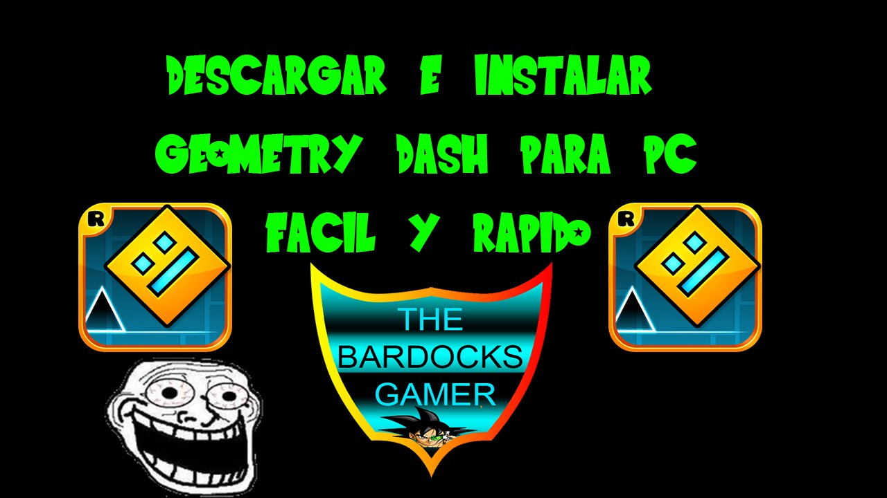 ¿COMO DESCARGAR E INSTALAR GEOMETRY DASH PARA PC W8, 8.1 Y W10? FACIL Y ...