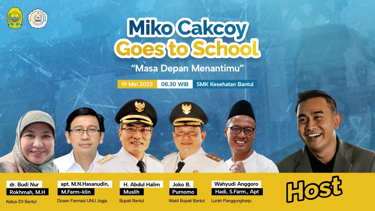 SMK Kesehatan Bantul Masa Depan Menantimu | Miko Cakcoy Goes to School ...