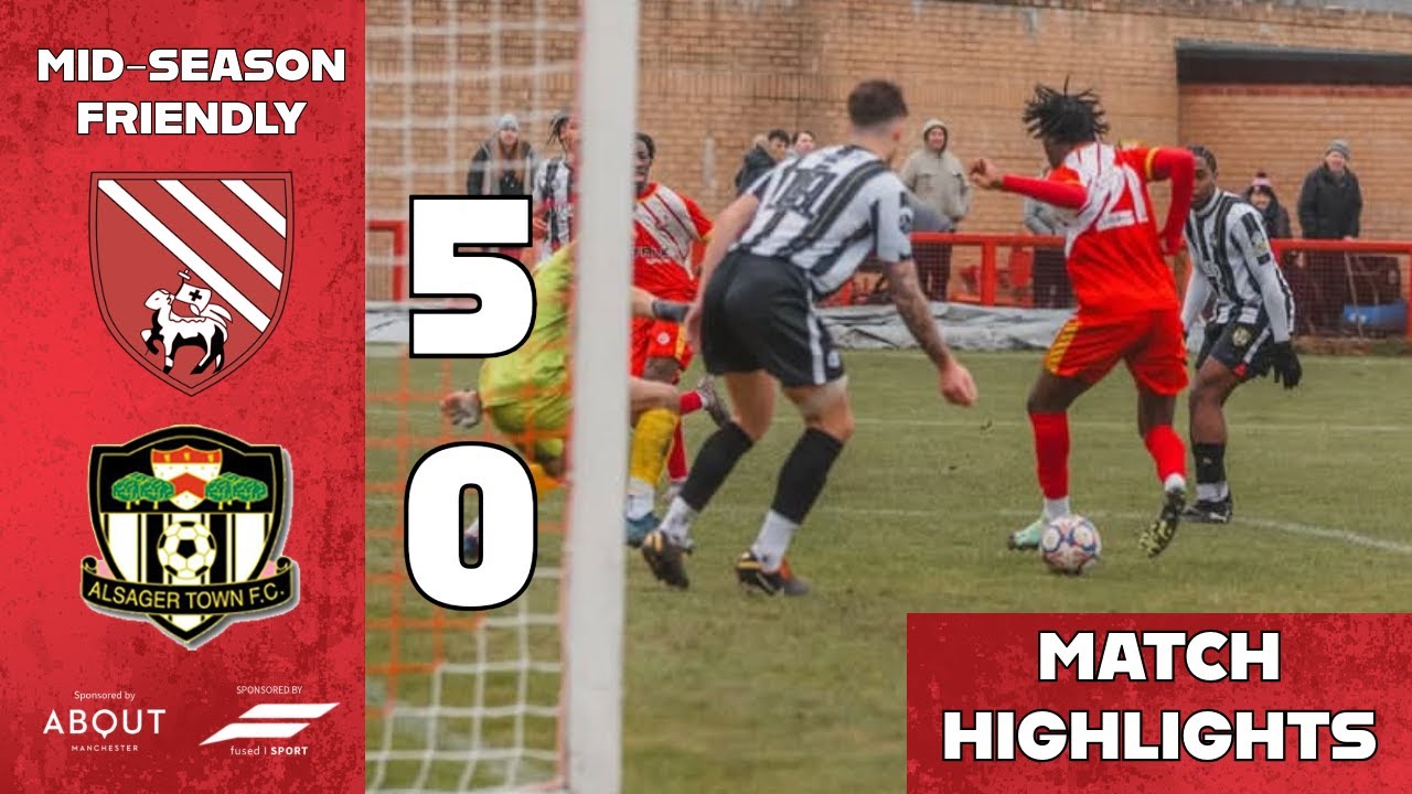 Match Highlights - Droylsden FC v Alsager Town | Mid-Season friendly ...