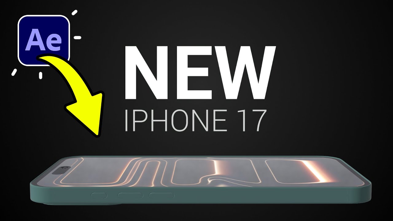 iPhone 17 Animation in After Effects Tutorials - YouTube