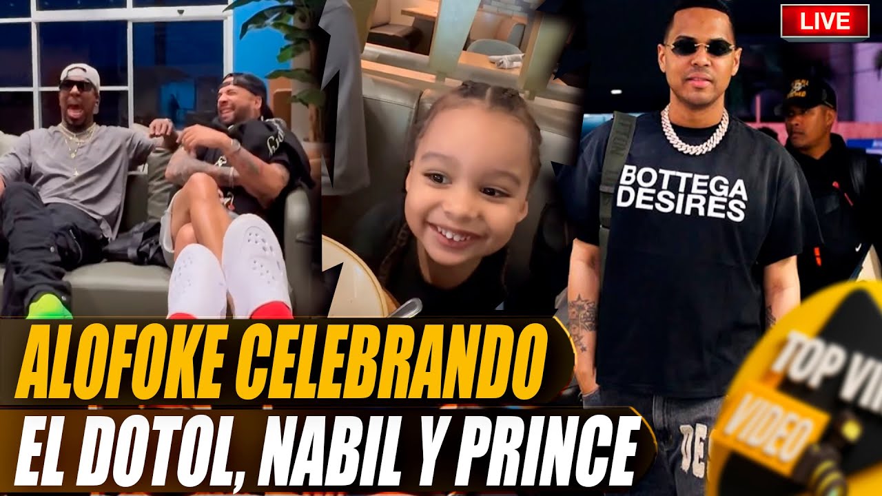ALOFOKE CELEBRANDO LO DE SONY MUSIC JUNTO AL DOTOL, NABIL Y PRINCE 😱🔴🔥 ...