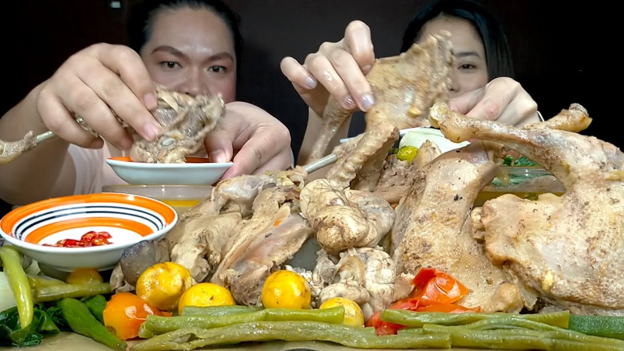 SINIGANG NA NATIVE NA MANOK MUKBANG | MUKBANG PHILIPPINES - YouTube