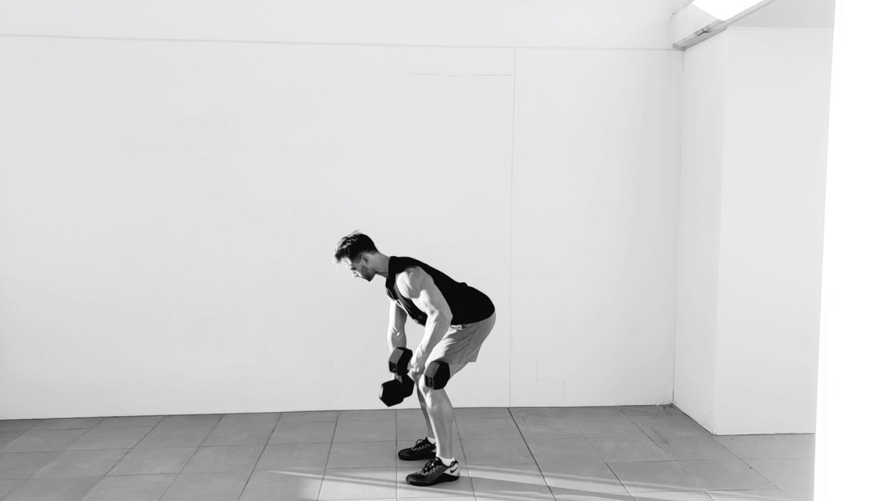 Bent Over Alternating DB Row - YouTube