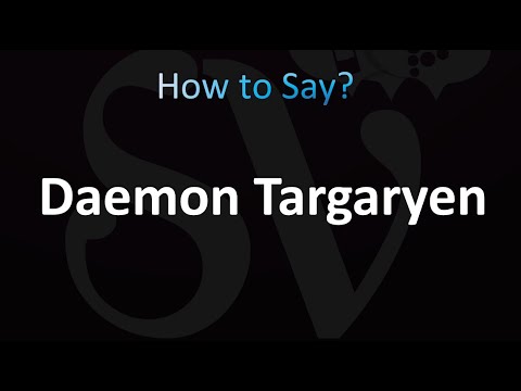 How to Pronounce Daemon Targaryen (CORRECTLY!) - YouTube
