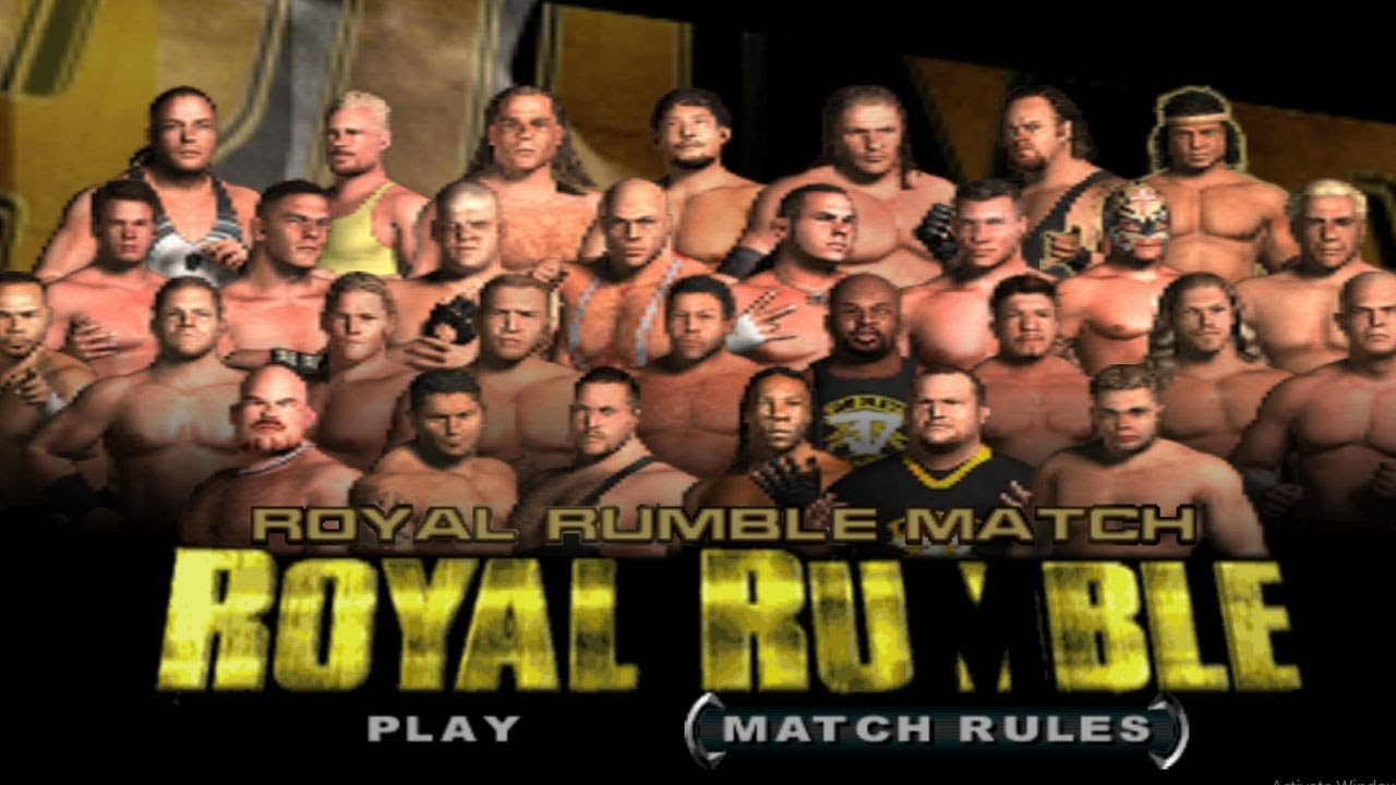 ROYAL RUMBLE Match - SmackDown vs Raw 2005 (PS2) JKuzap - YouTube