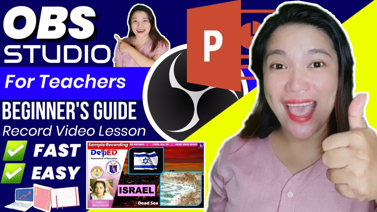 OBS STUDIO for Teachers (Beginner's Guide) - Record Video Lesson FAST ️ ...