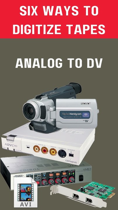 Six ways to digitize your tapes #retro #capturememories - YouTube