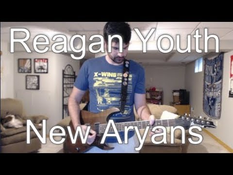 Reagan Youth - New Aryans (Guitar Tab + Cover) - YouTube