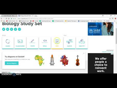 Quizlet Study Set Creation- Tutorial