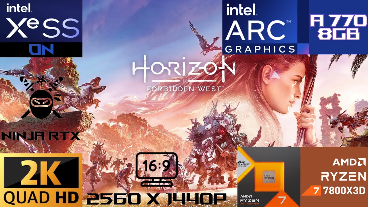 Horizon : Forbidden West | INTEL ARC A770 8GB (2K QHD max settings / XeSS ON) - YouTube