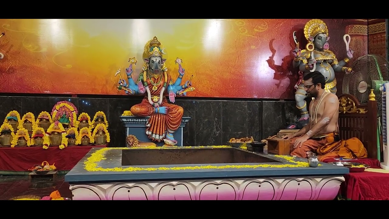 Varahi Amma Pooja at om shiri Maha varahi peedam at arcot by varahi ...