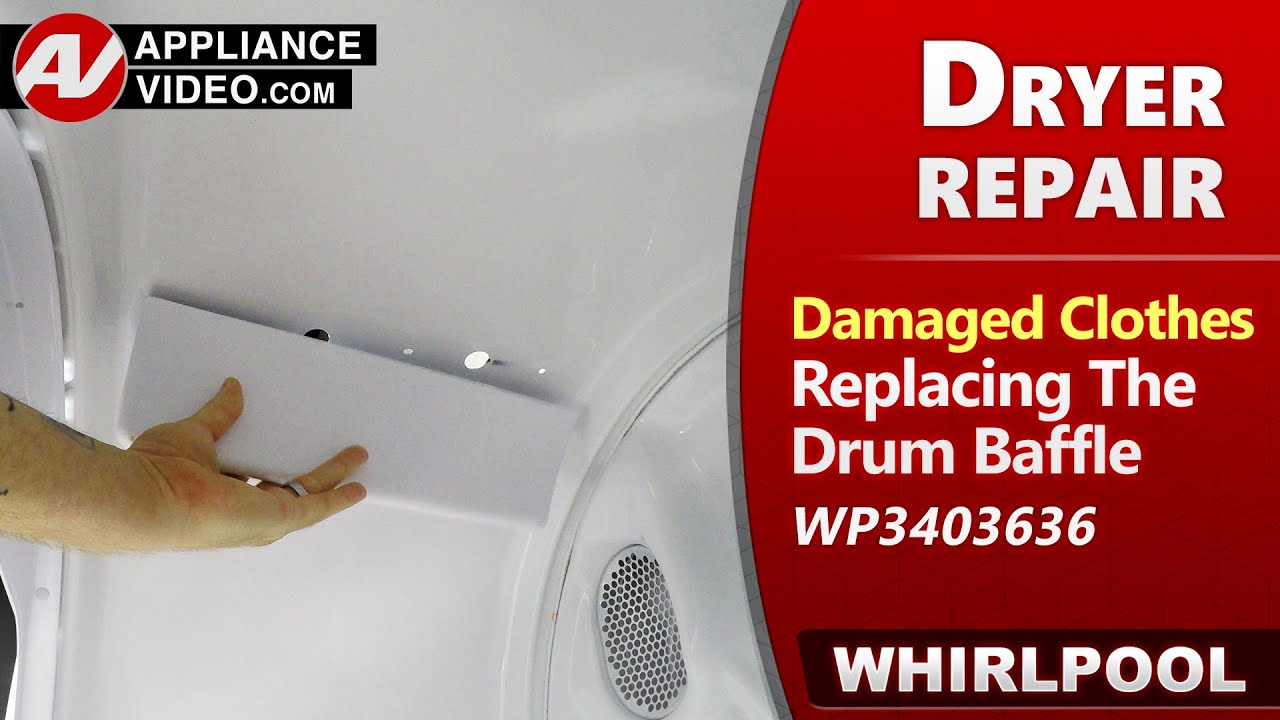 Dryer Repair - Clothes getting Torn, Ripped & Holes - Diagnostic ...