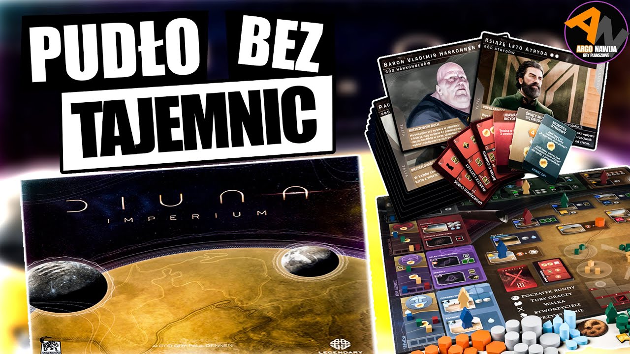 DIUNA IMPERIUM ¦ gra planszowa o melanżu na Arrakis ¦ UNBOXING [2021 ...