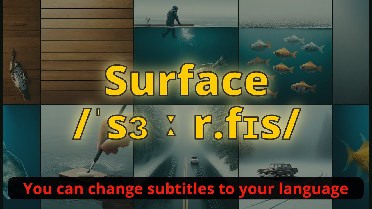 Surface meaning with 5 examples - YouTube