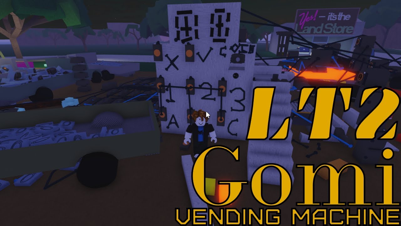 VENDING MACHINE in LT2 | Gomi | Lumber Tycoon 2 - YouTube