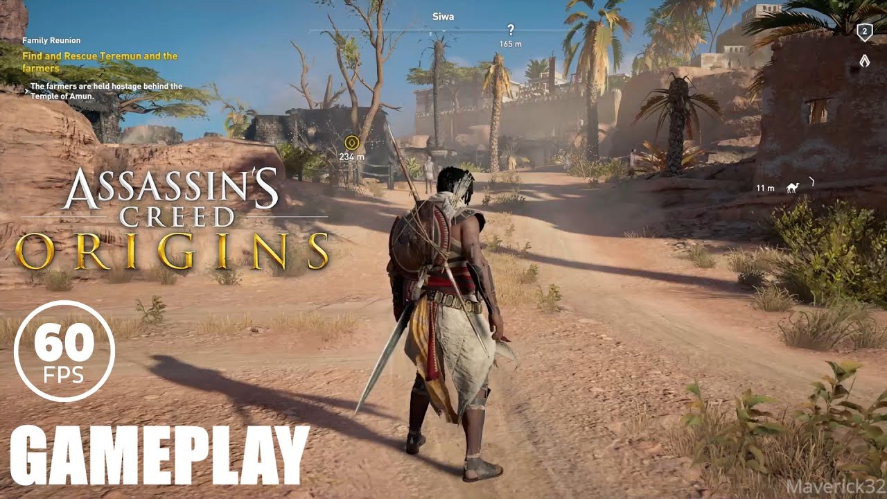 AC Origins Gameplay 60fps Xbox Series S | Xbox game pass - YouTube